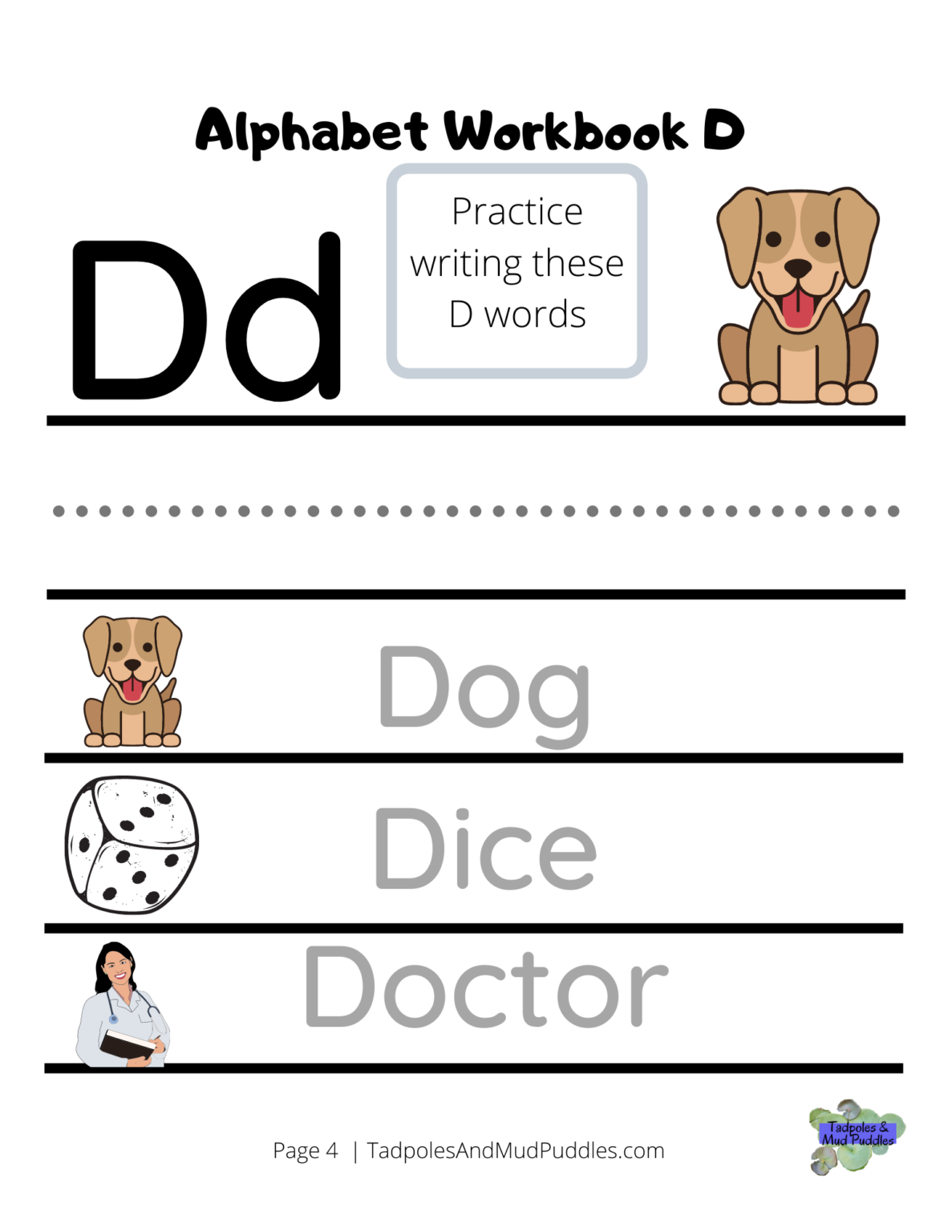 Alphabet Workbook Details Tadpoles And Mud Puddles alphabet-workbook-details-tadpoles-and-mud-puddles